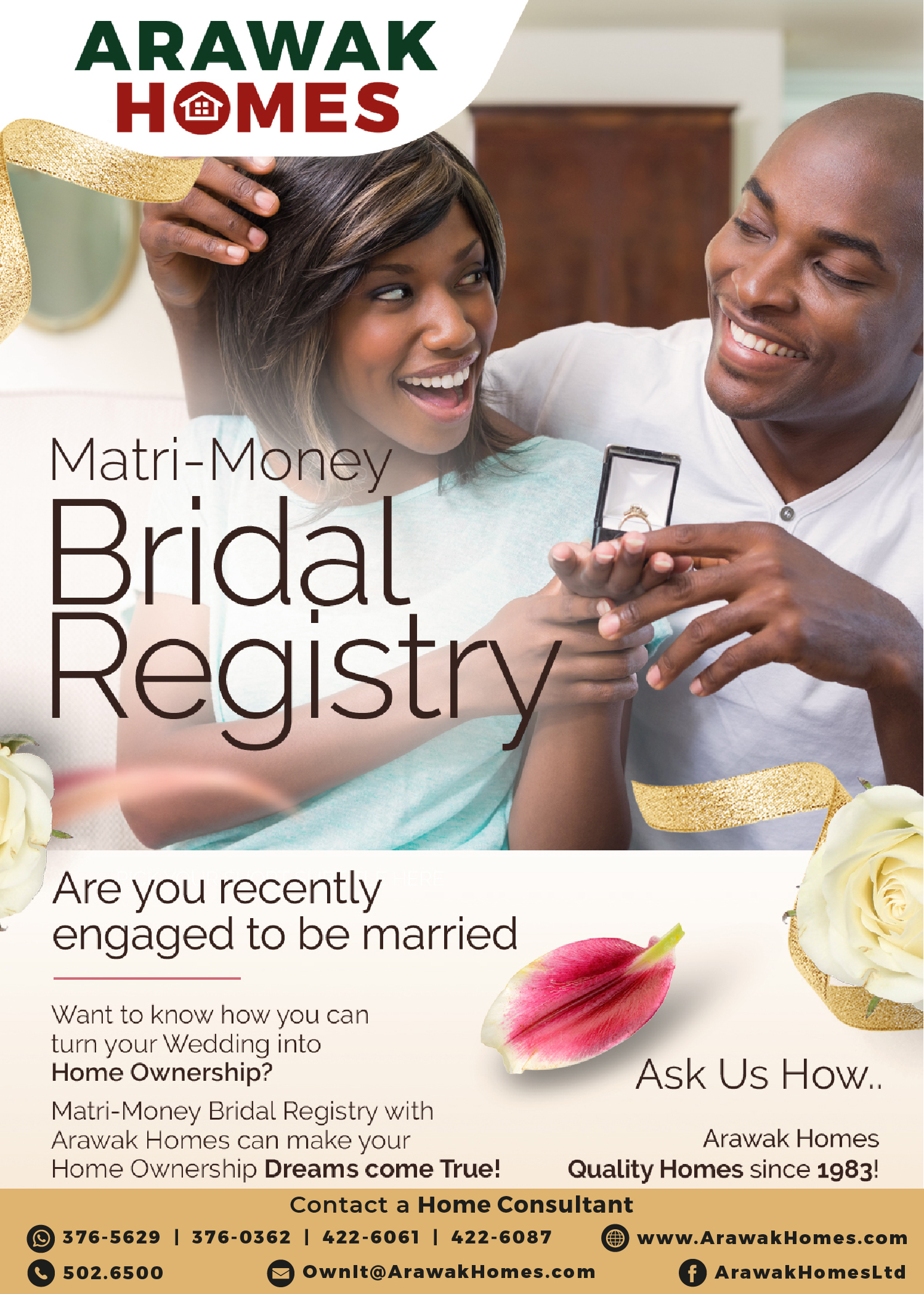 Matri-Money Bridal Registry Here’s how it works Arawak Homes